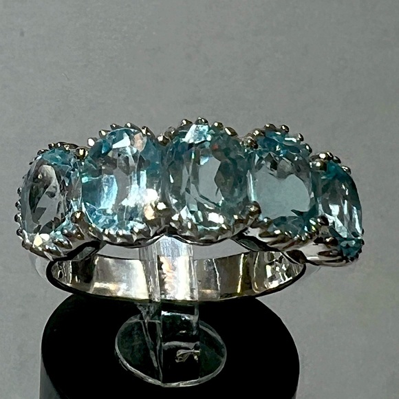 Jewelry | New Real Blue Topaz 925 Ss Ring | Poshmark